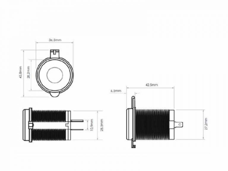 Toma Doble USB Empotrable N.I. | Coelectrix.com